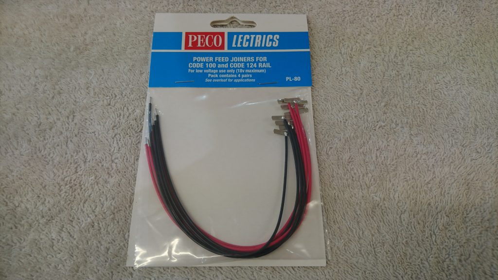 PL80 PECO OO GAUGE POWER FEED RAIL JOINERS FOR CODE 100 & CODE 124 RAIL ...