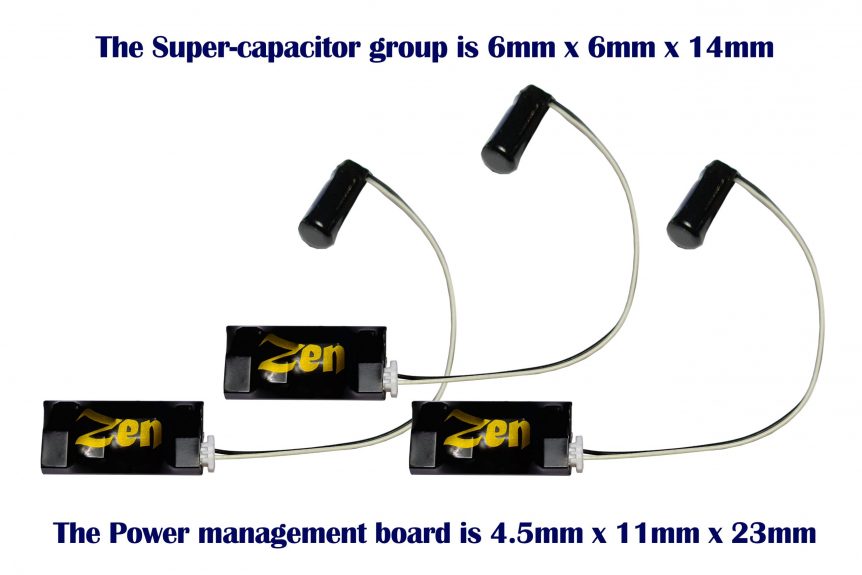 DCD-SA3-SM.3 DCC CONCEPTS ZEN 3 WIRE SMALL STAY ALIVE FOR ZEN BLACK ...